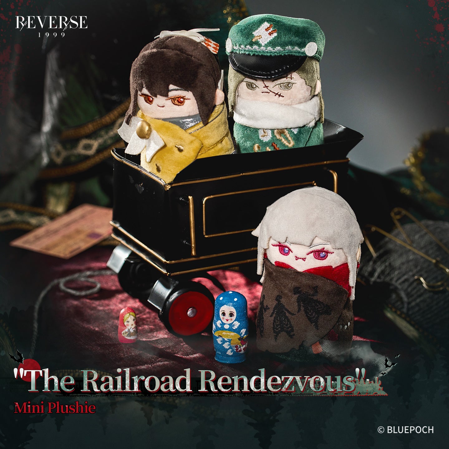Reverse: 1999 "The Railroad Rendezvous" Mini Plushie – GOODS GOODS STORE