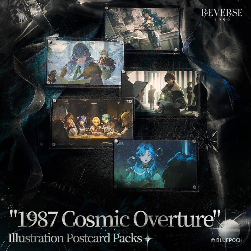 "1987 Cosmic Overture" Illustration Postcard Packs – GOODS GOODS STORE