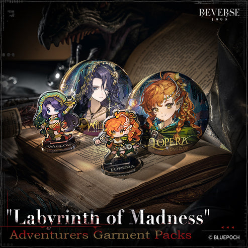 "Labyrinth of Madness" Adventurers Garment Packs – GOODS GOODS STORE